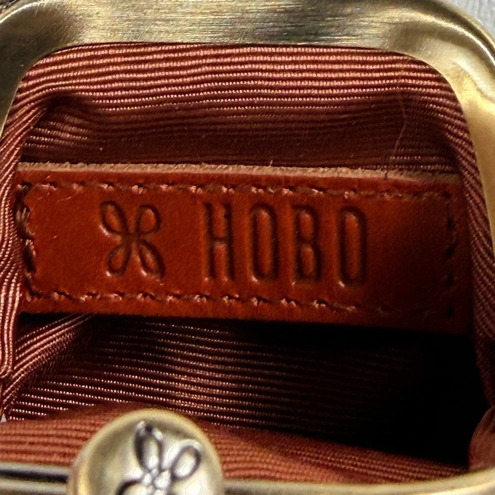 HOBO | Accessories | Hobo Run Ginger Zebra Leather Coin Purse Micro Bag ...